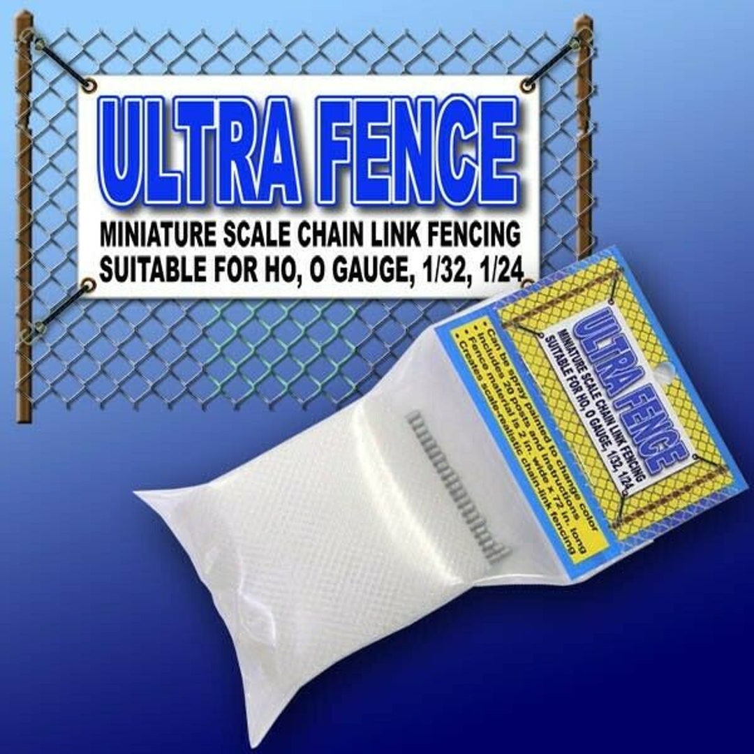 Pr 7500 Ultrafence Scale Chain Link Fence & Fence Post Kit - Etsy