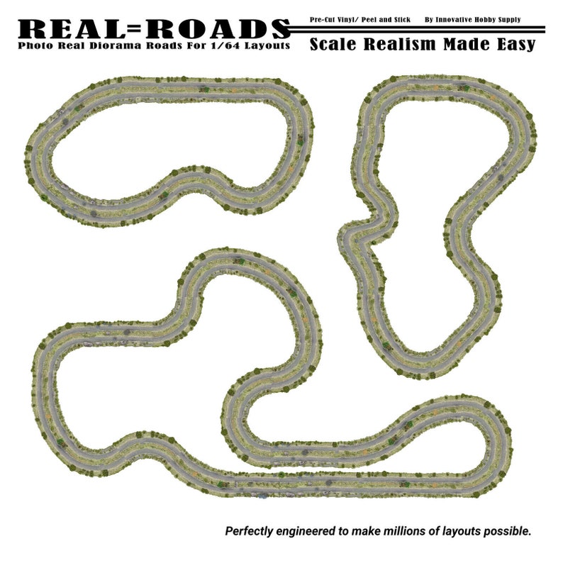 MG 9006 1/64 Scale off Road Two-track Trail Real Roads Style 5 - Etsy