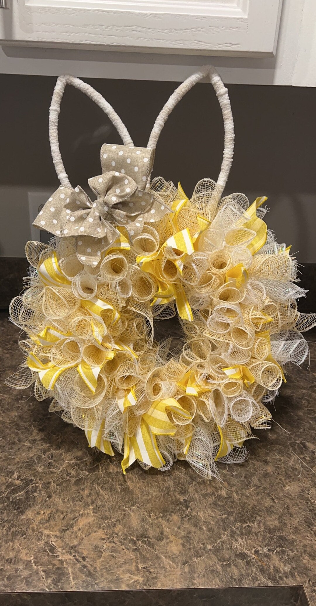 Bunny Ear Wreath - Etsy