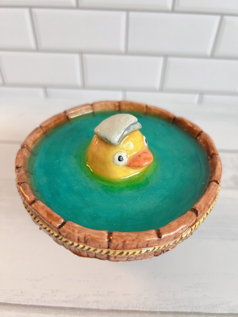 Otori-sama Bath Handmade Trinket Dish Studio Ghibli Fan Art Spirited ... Otori-sama Bath Handmade Trinket Dish Studio Ghibli Fan Art Spirited ...