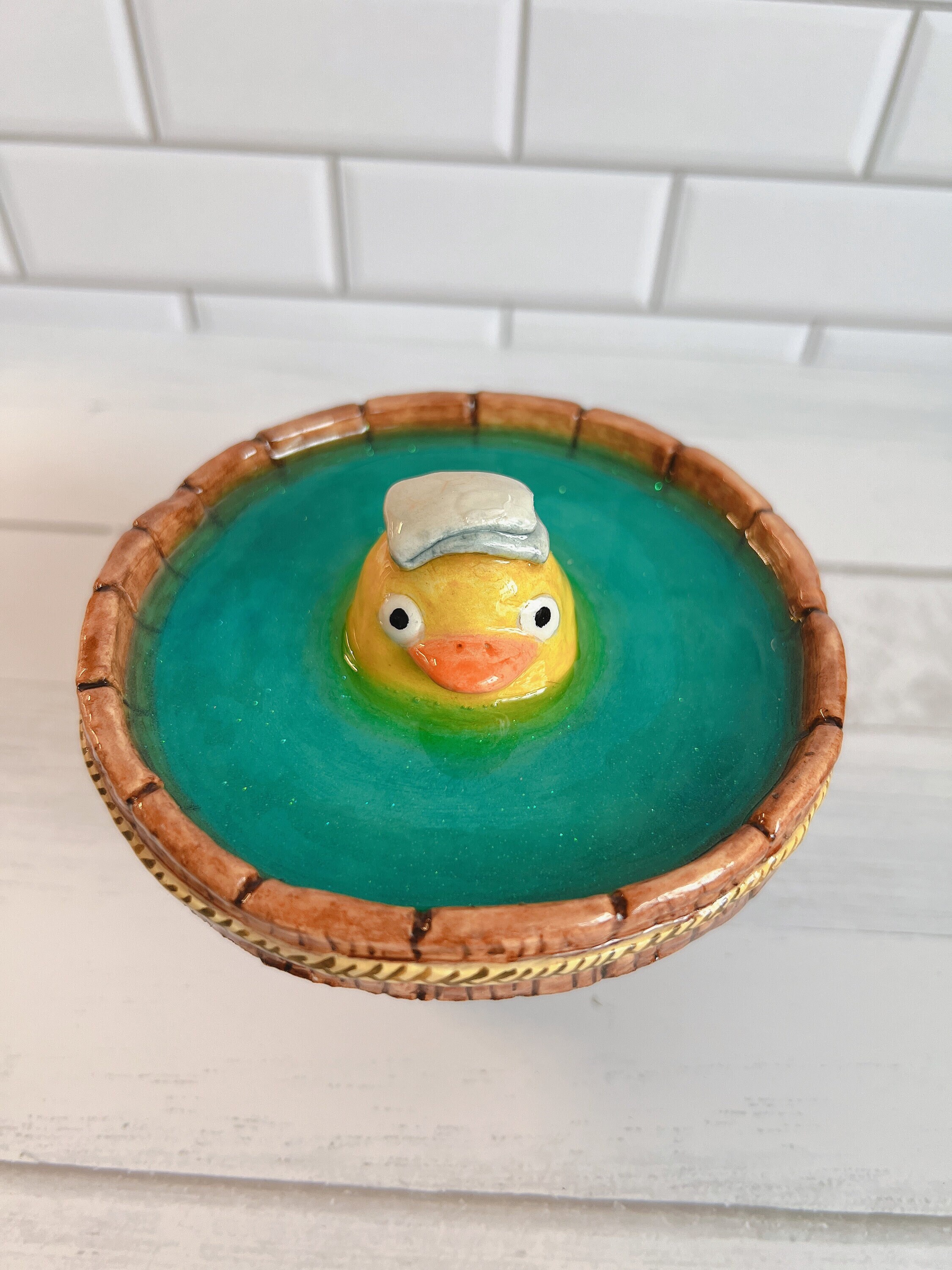 Otori-sama Bath Handmade Trinket Dish Studio Ghibli Fan Art Spirited ... Otori-sama Bath Handmade Trinket Dish Studio Ghibli Fan Art Spirited ...