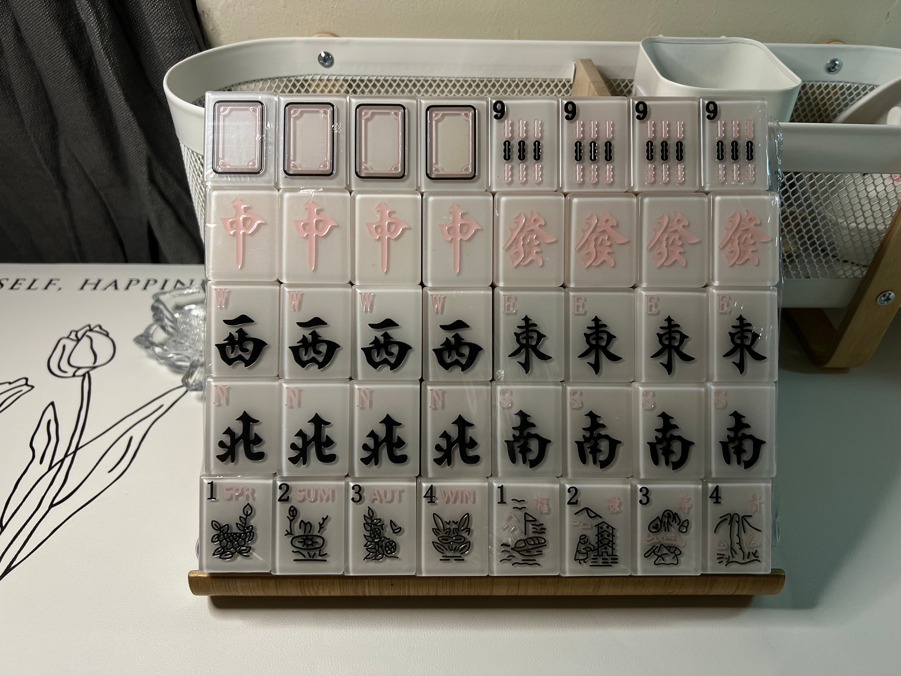 Mahjong Set - Resin Mahjong Set - CHINESE Mahjong - Premade FINISHED ...