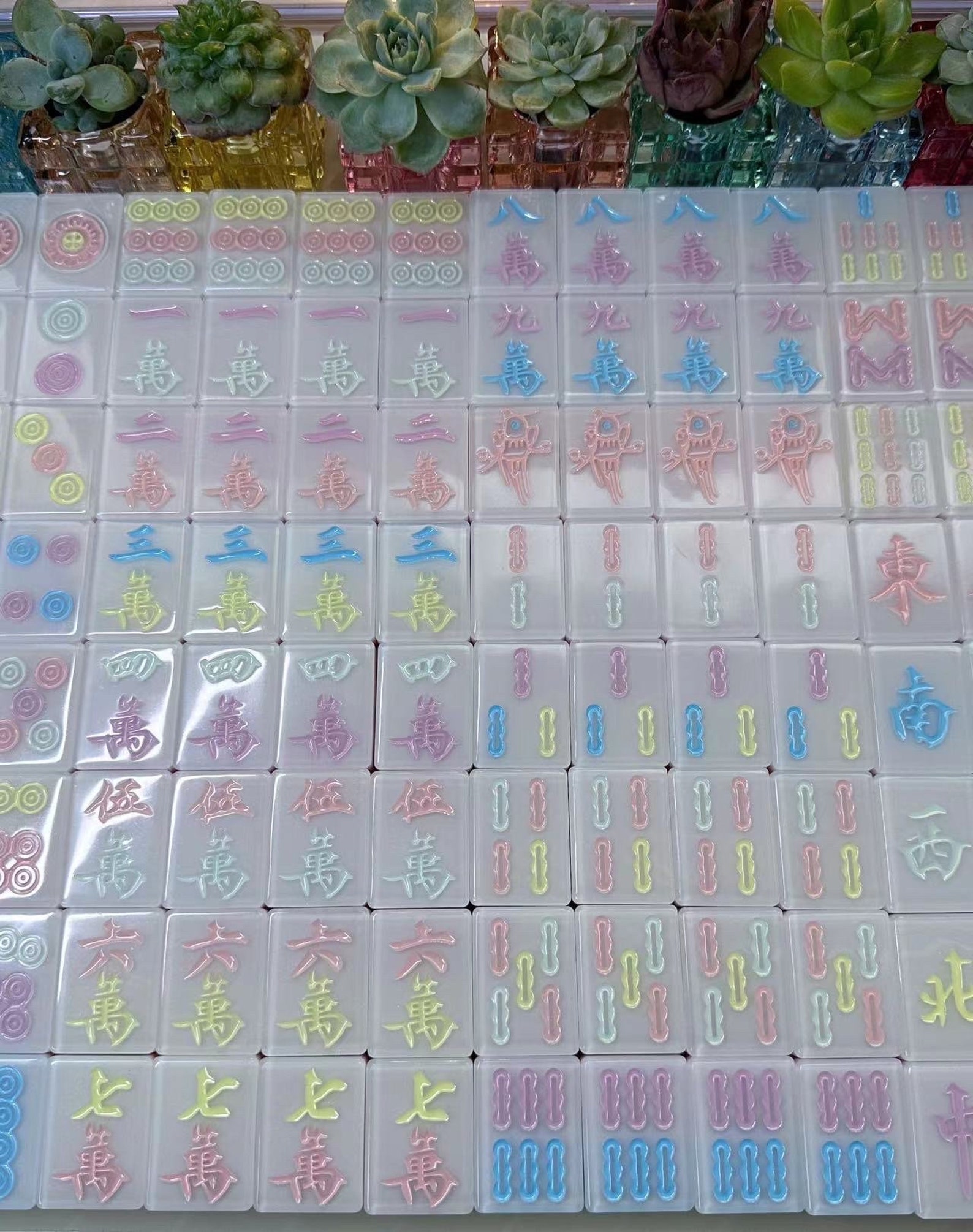 Mahjong Set Resin Mahjong Set CHINESE Mahjong CUSTOMIZED PERSONALIZED ...