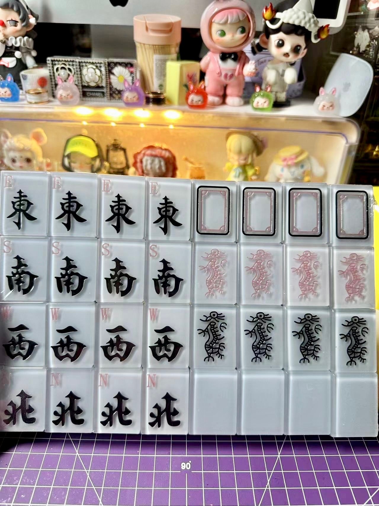 Mahjong Set Resin Mahjong Set AMERICAN Mahjong CUSTOMIZED PERSONALIZED ...