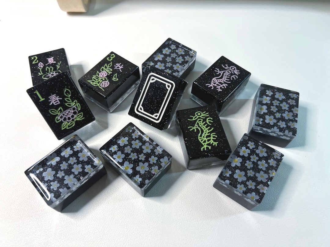 Mahjong Set - Resin Mahjong Set - AMERICAN Mahjong - CUSTOMIZED ...