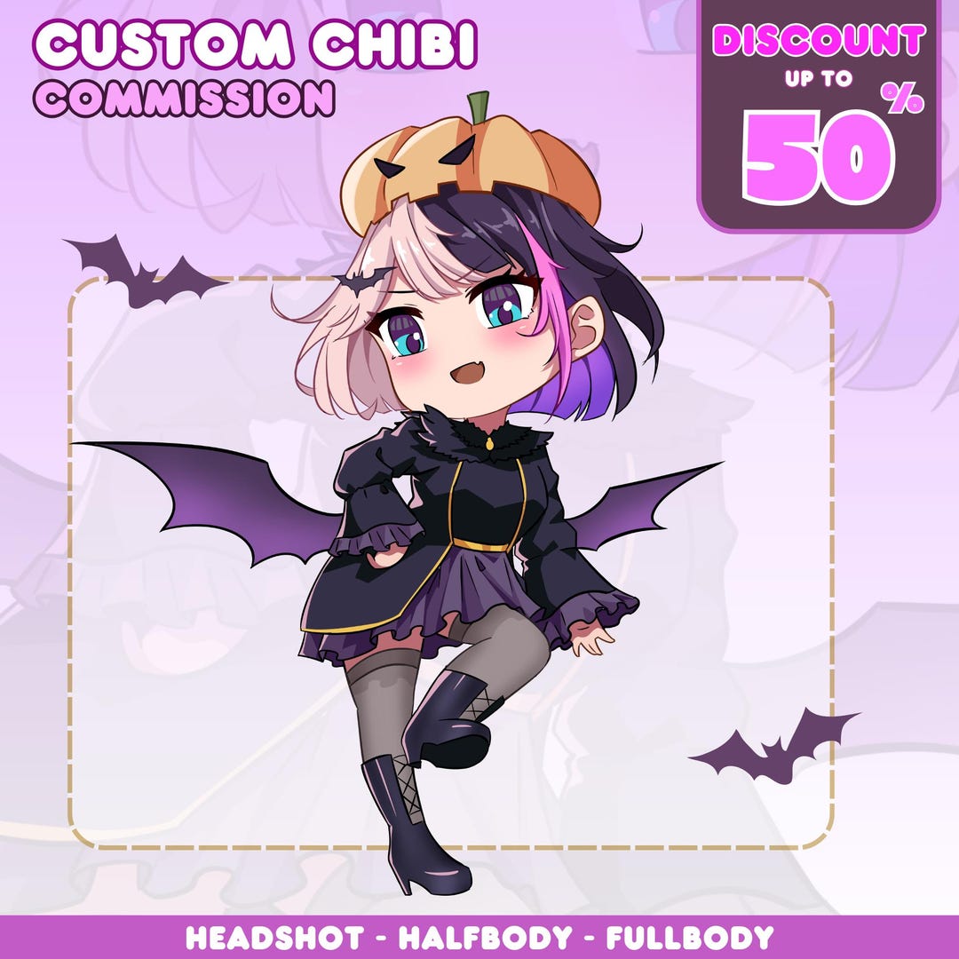 Custom Chibi Anime Chibi Character PFP Cute Chibi Commission Chibi ...