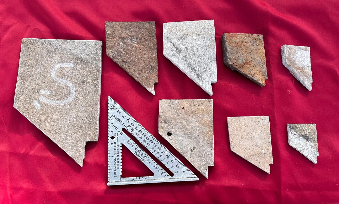 12 Inch Custom Cut Rock With Inscription. Pick a State, Shape, or Just ...