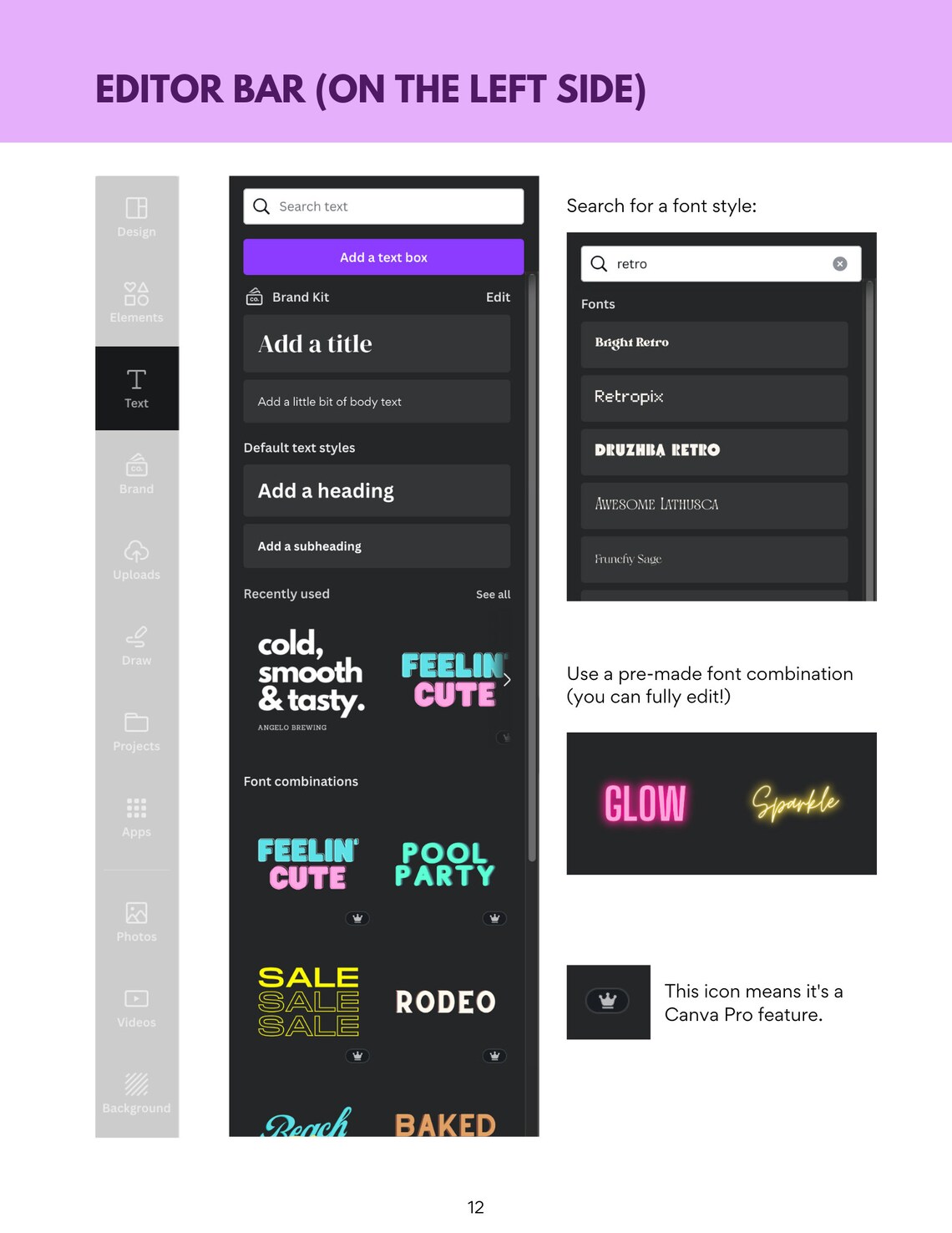 Canva Guide With PLR, Canva Guide for Beginners, Canva Toolbar Guide ...