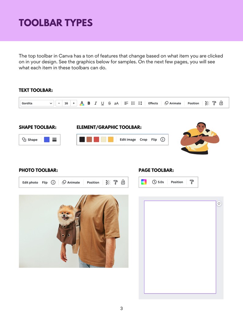 Canva Guide With PLR, Canva Guide for Beginners, Canva Toolbar Guide ...