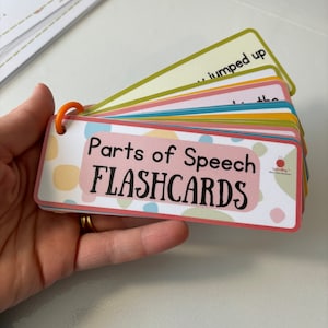 Parts of Speech Flashcards,english Grammar Exercises, Grammar ...