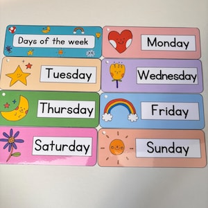 Days of the Week Flashcards, Months of the Year Flashcards, Early Years ...