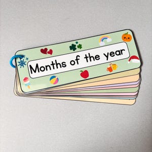 Days of the Week Flashcards, Months of the Year Flashcards, Early Years ...