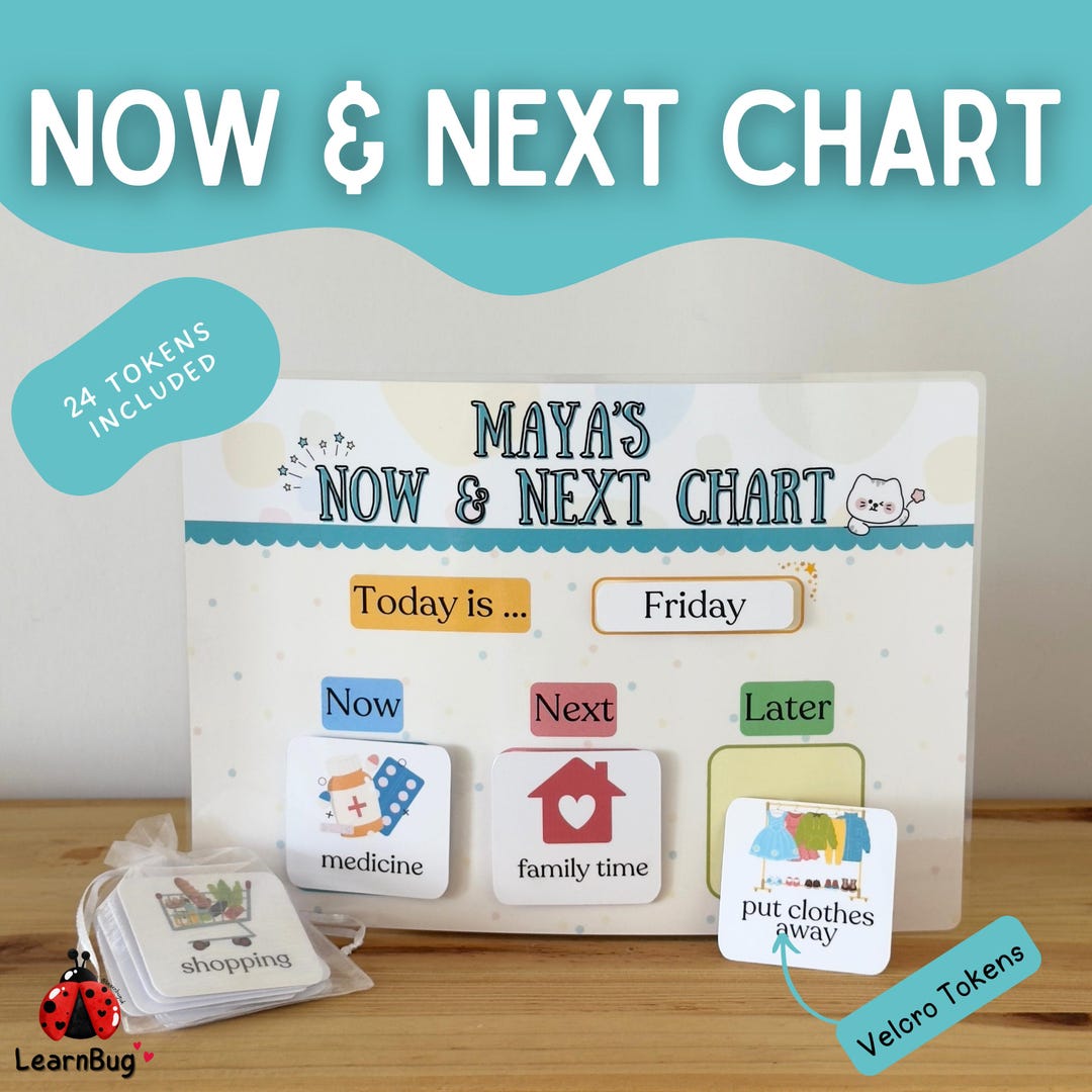 Now and Next Chart, Visual Schedule for Kids, SEN Support, Routine ...