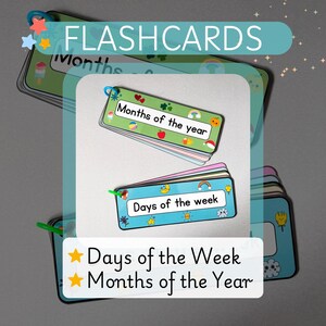 Days of the Week Flashcards, Months of the Year Flashcards, Early Years ...