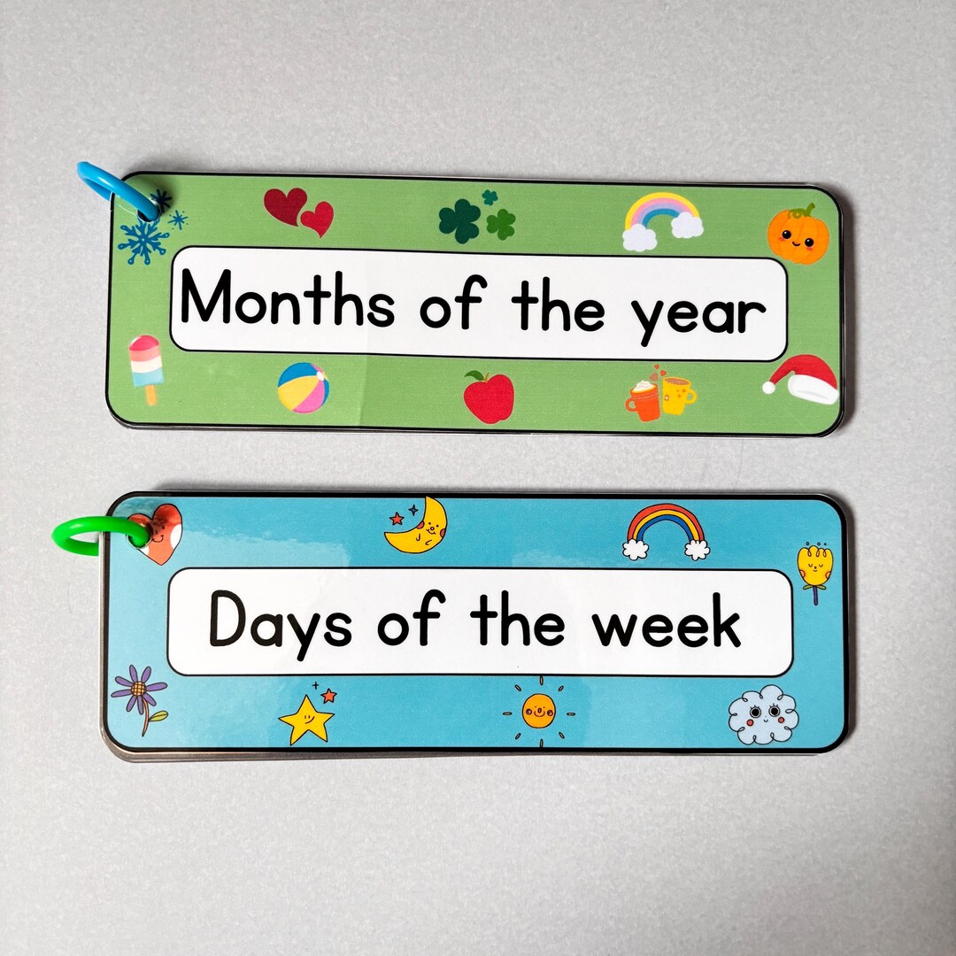 Days of the Week Flashcards, Months of the Year Flashcards, Early Years ...