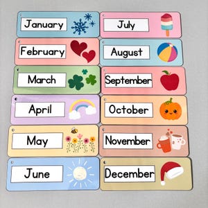 Days of the Week Flashcards, Months of the Year Flashcards, Early Years ...