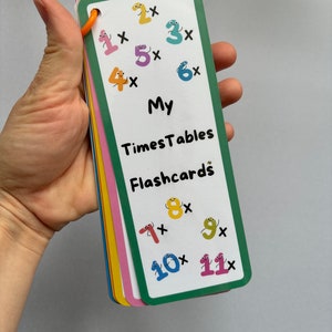 Multiplication Flashcards - Times Table Flashcards for Kids, Math ...