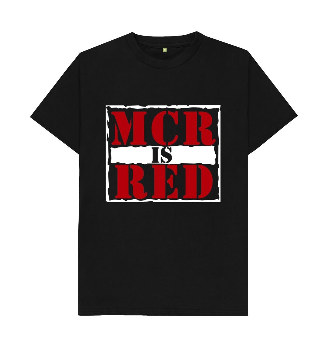 Men's Manchester United MCR is Red WWE Raw is War Inspired Football ...
