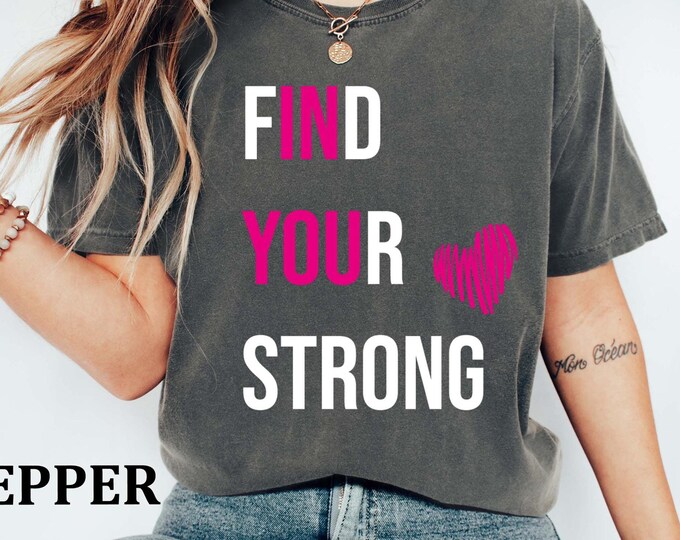 Find Your Strong Tank Top, Inspirational Tank Top, Racerback Tank Tops ...