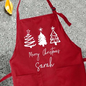Personalized Apron, Funny Apron, Christmas Apron, Christmas Tree Apron ...
