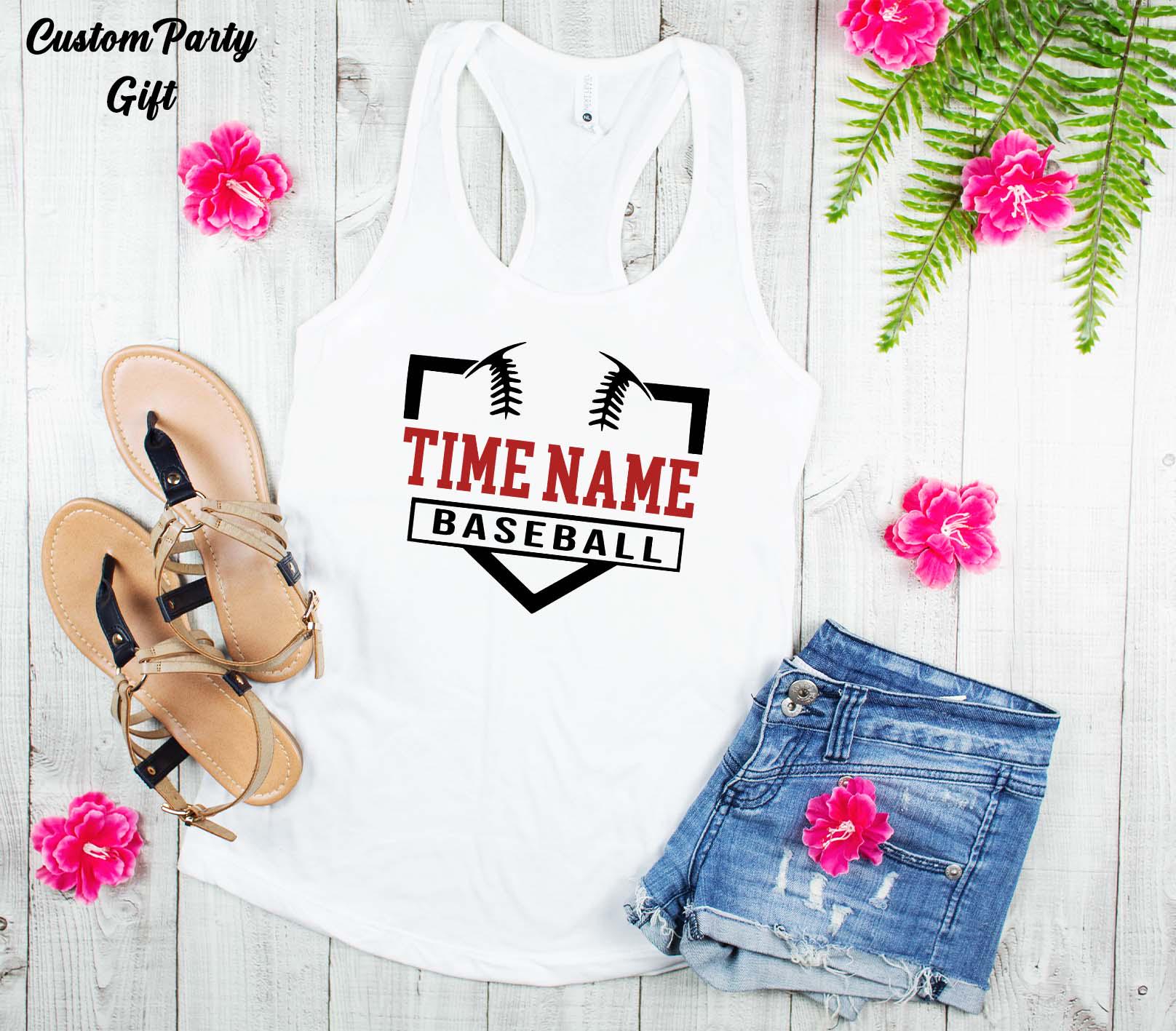 Baseball Team Custom Personalized Tank Top,custom Baseball Number Tank ...