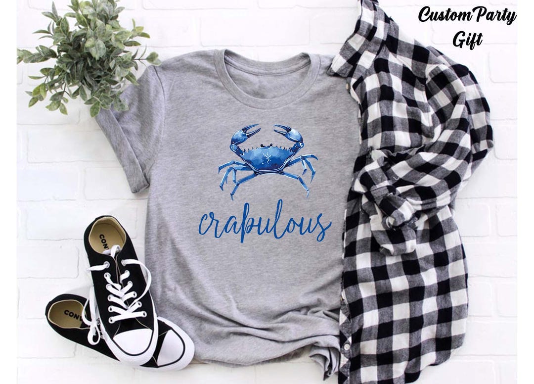 Crabulous Shirt,crab Gifts,crab Lover Shirt,sea Life Shirt,crab Tee ...