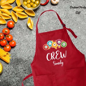 BINGO CREW Gift,personalised Bingo Gift,bingo Crew Apron,bingo Lover ...