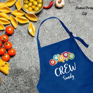 BINGO CREW Gift,personalised Bingo Gift,bingo Crew Apron,bingo Lover ...