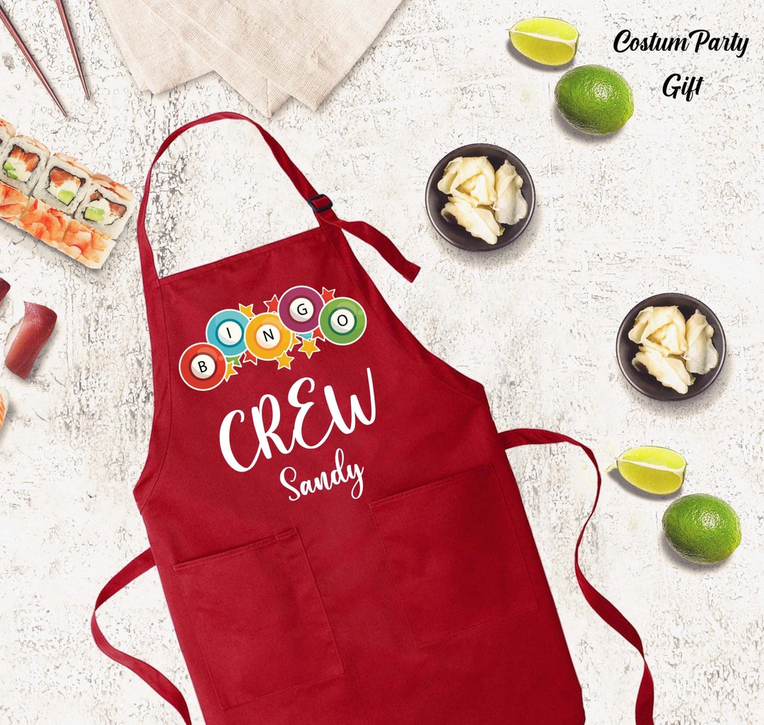 BINGO CREW Gift,personalised Bingo Gift,bingo Crew Apron,bingo Lover ...