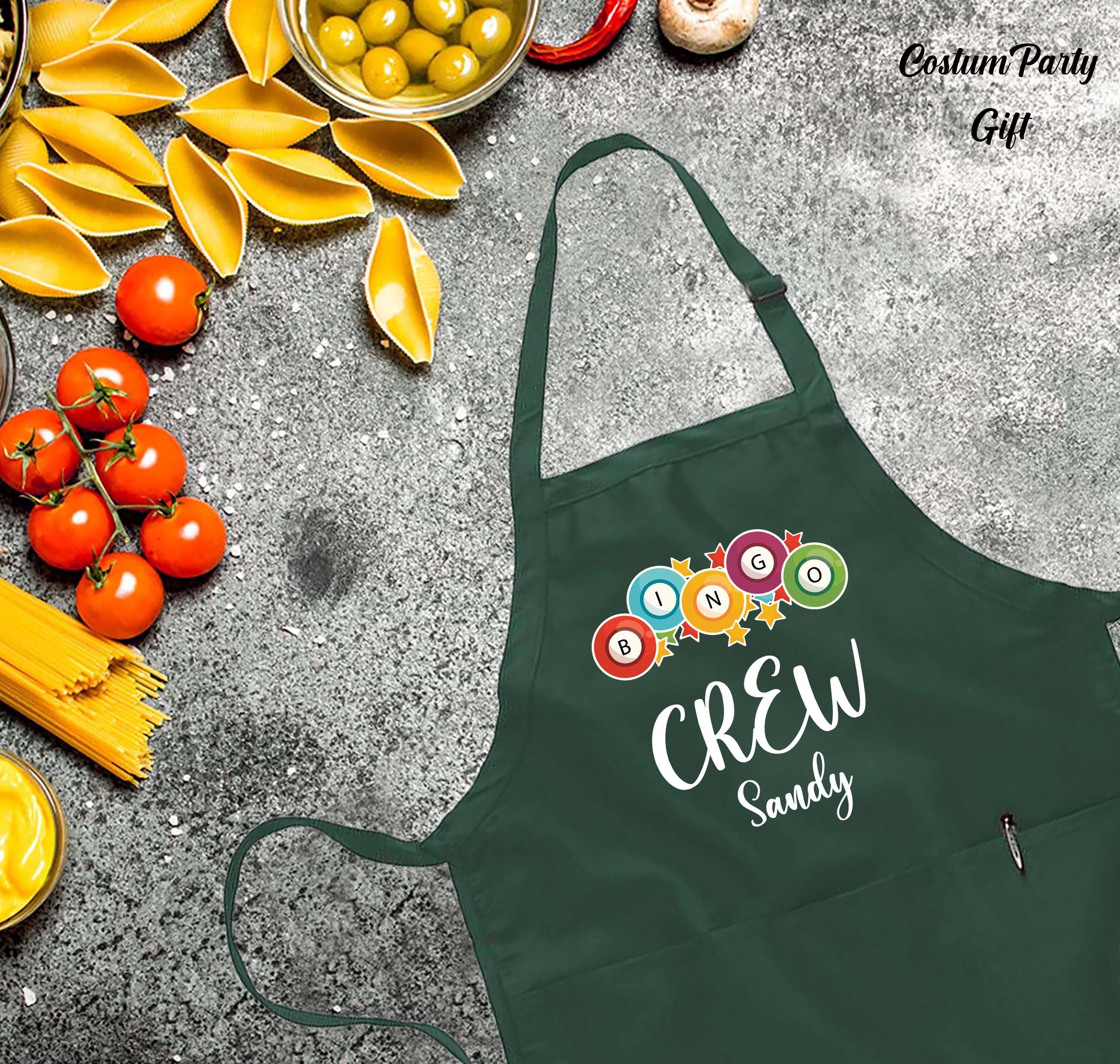 BINGO CREW Gift,personalised Bingo Gift,bingo Crew Apron,bingo Lover ...