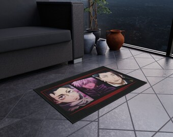 Anime Tufted Rug Handmade Tufted Gojo Custom Tufted Rug Gojo Rug Custom ...