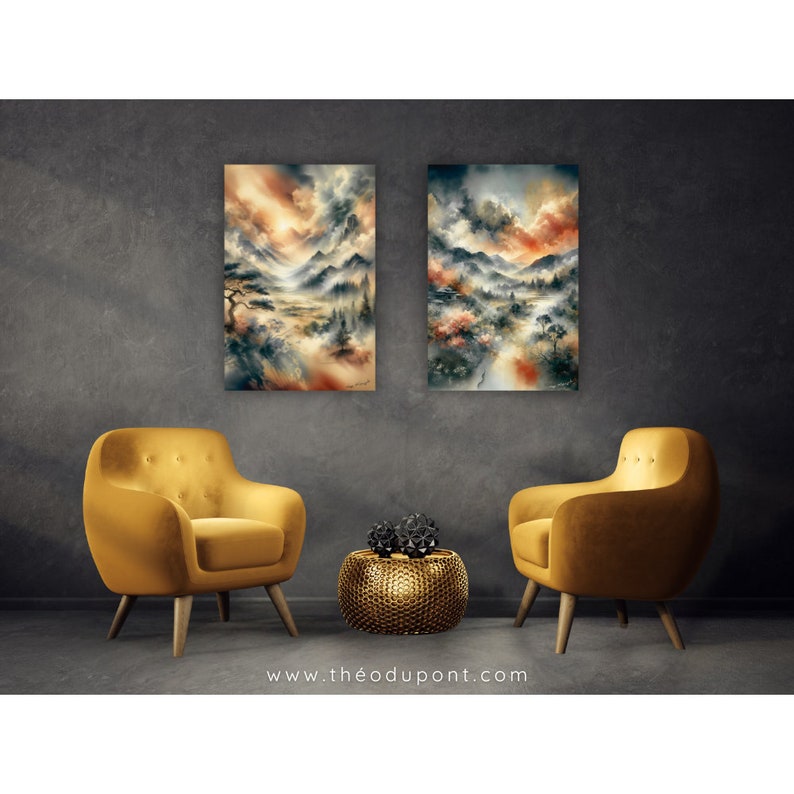 HARUTO Japanese Landscape Artist-signed Original Canvas Art Large ...