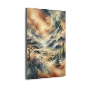 HARUTO Japanese Landscape - Artist-signed Original Canvas Art | Large ...