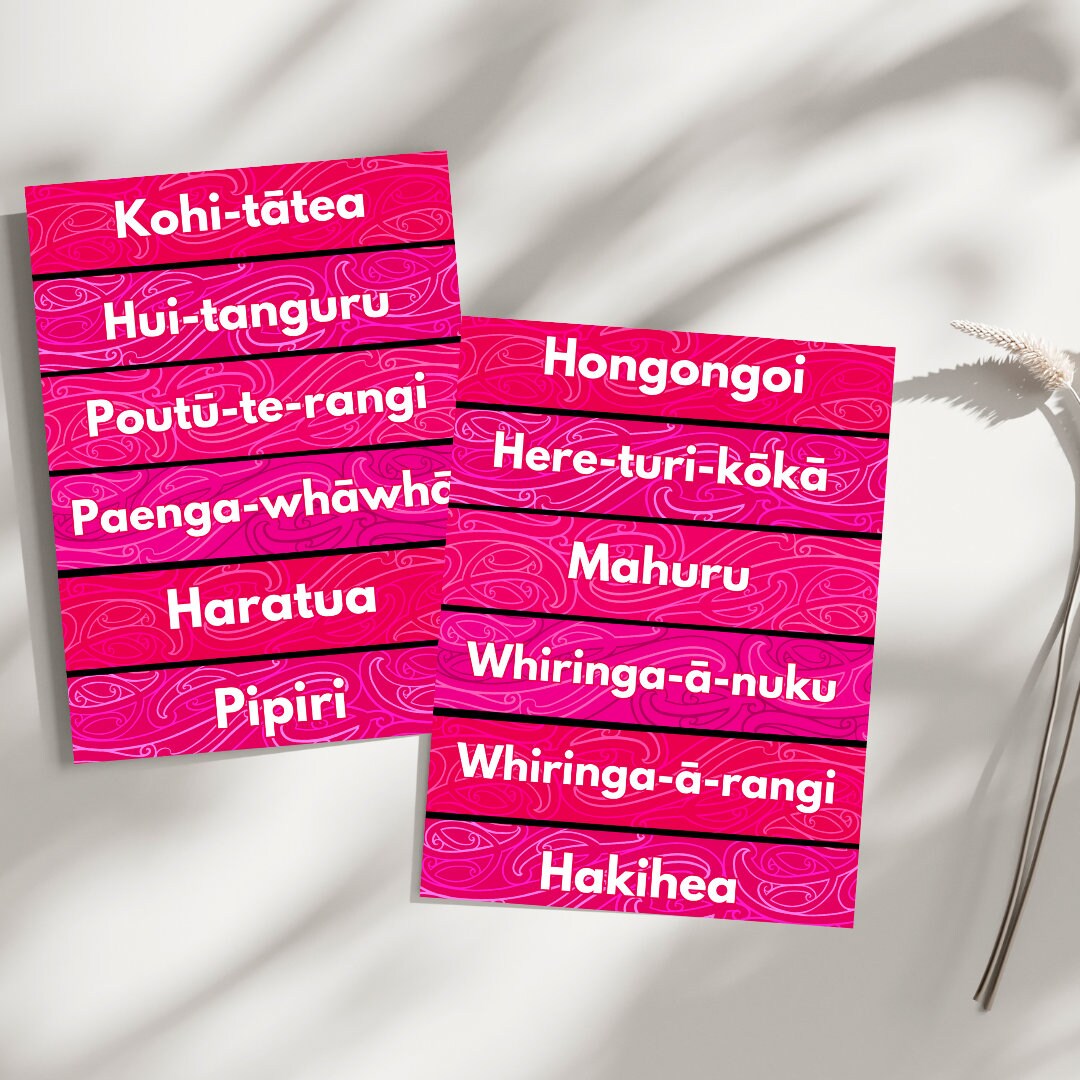 Te Reo Maori Resources Maori SVG Maori Educational Resources Maori ...