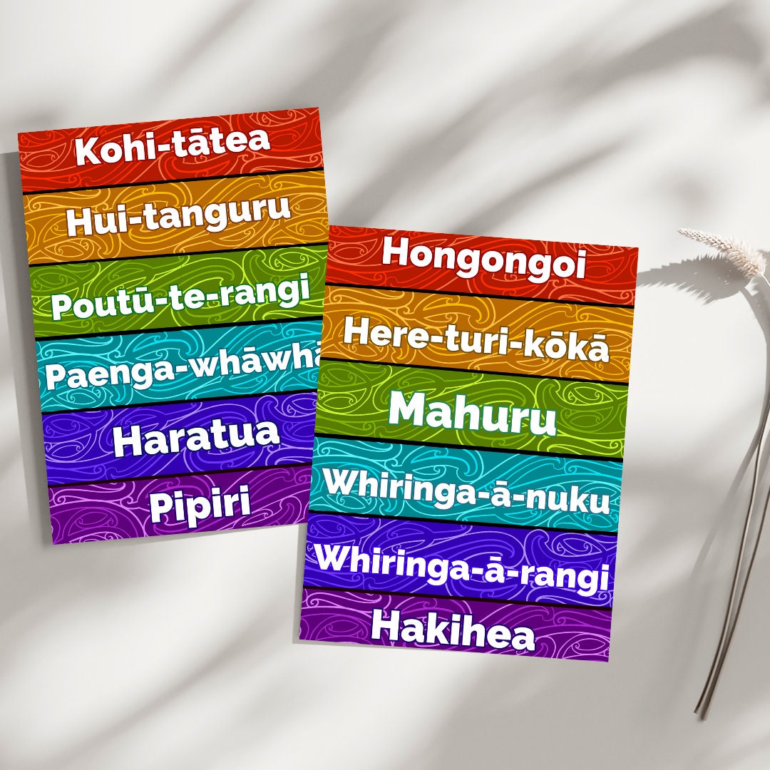 Te Reo Maori Resources Maori SVG Maori Educational Resources Maori ...