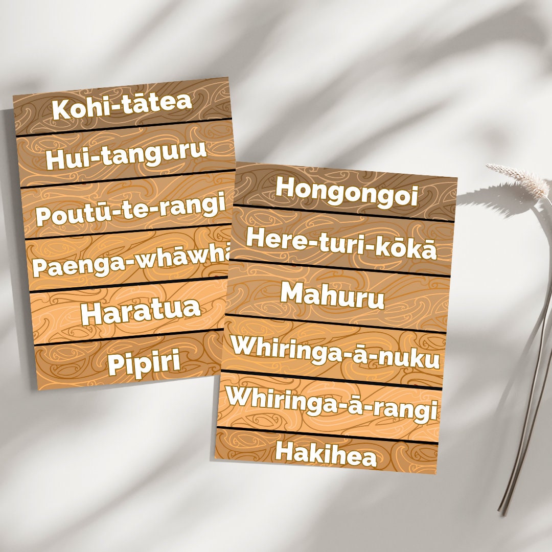 Te Reo Maori Resources Maori SVG Maori Educational Resources Maori ...