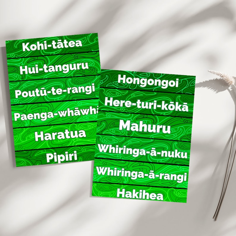 Te Reo Maori Resources Maori SVG Maori Educational Resources Maori ...