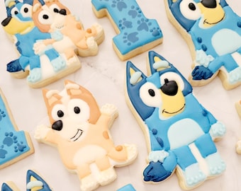 Simple Bluey & Bingo Cookies - Etsy