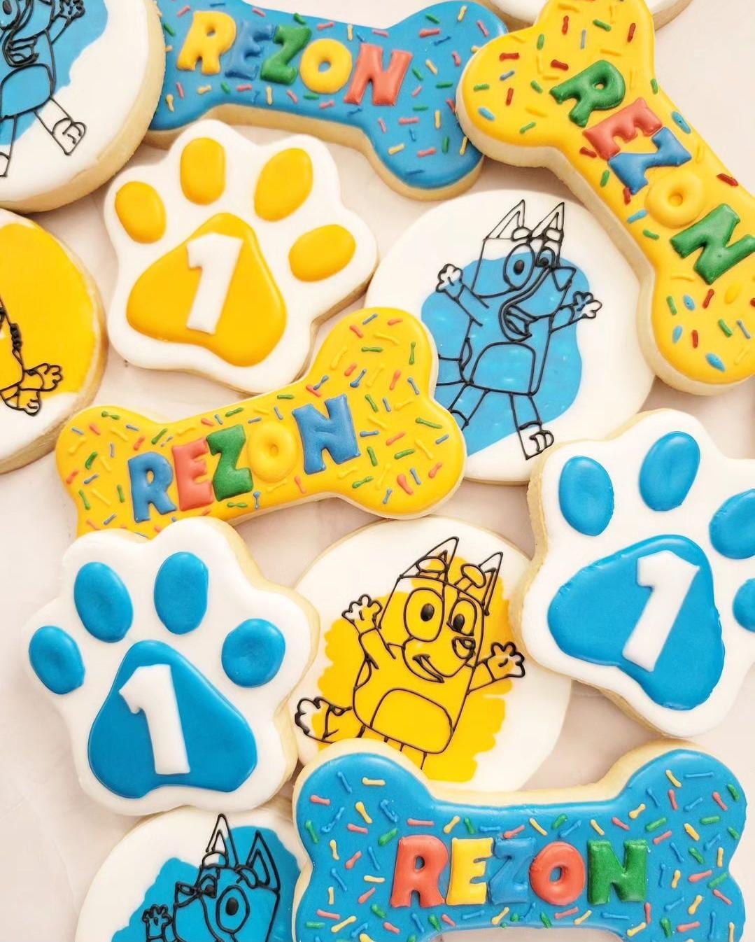 Simple Bluey & Bingo Cookies - Etsy