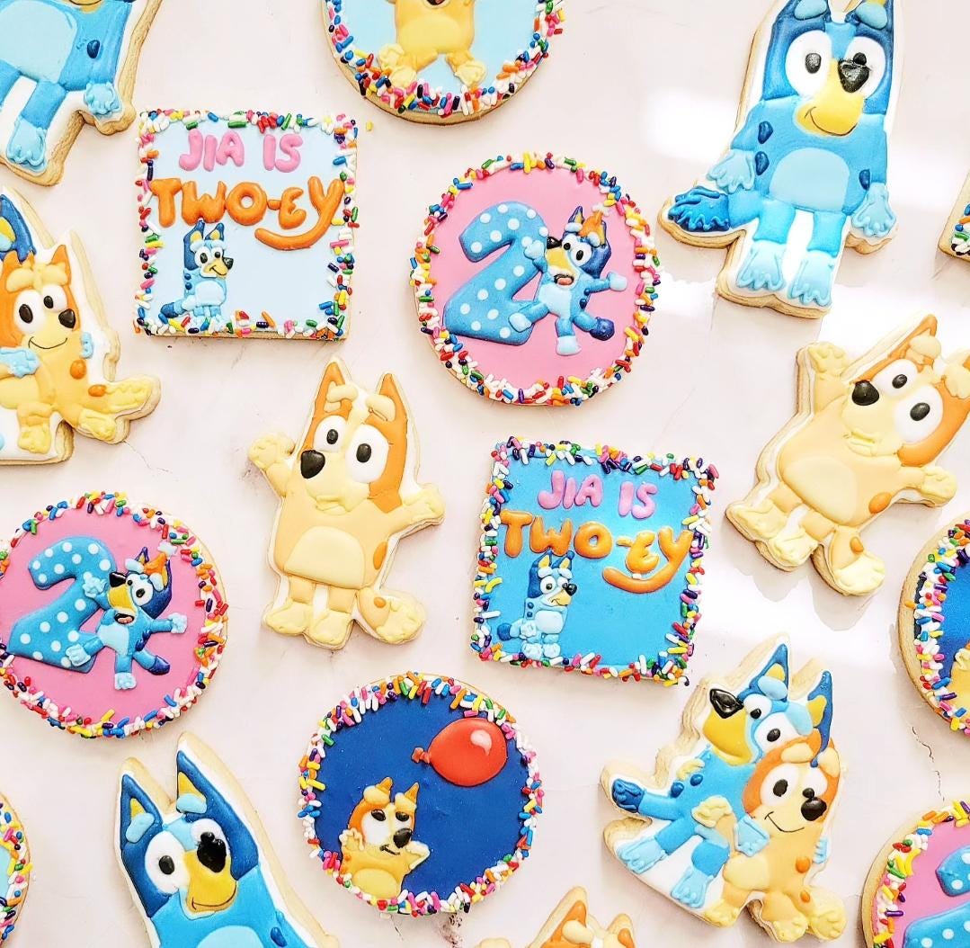 Bluey & Bingo Cookies - Etsy