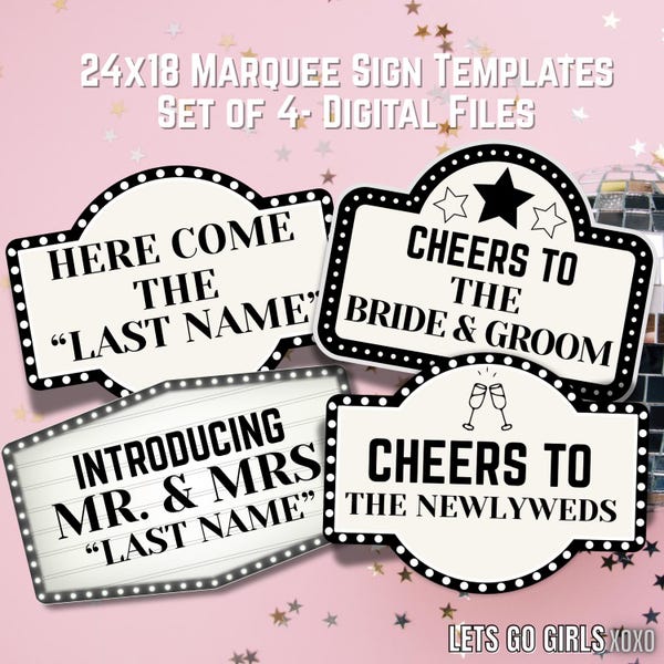 Wedding Billboard Sign - Etsy UK