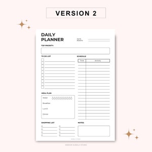 Daily Planner,daily Planner 2024,daily Planner Printable,2024 Daily ...