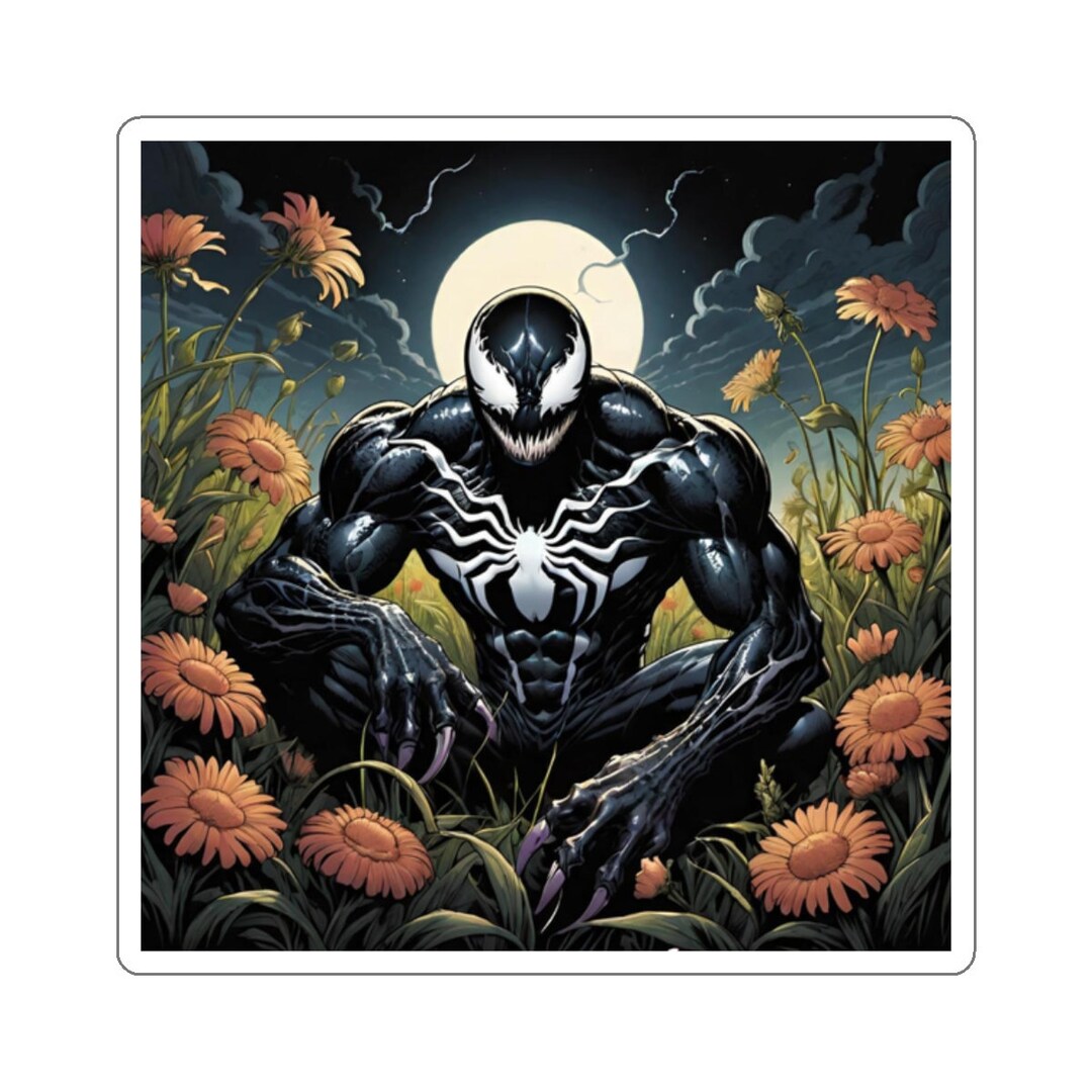Kiss-cut Stickers - Flower Sticker - Venom Vinyl Sticker | Marvel ...