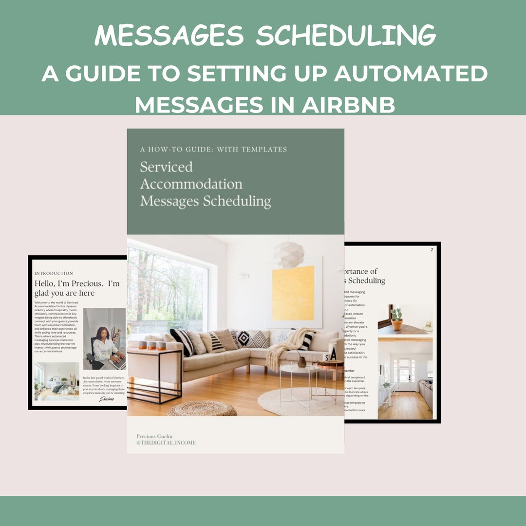 Airbnb Automated Messages Scheduling - Etsy