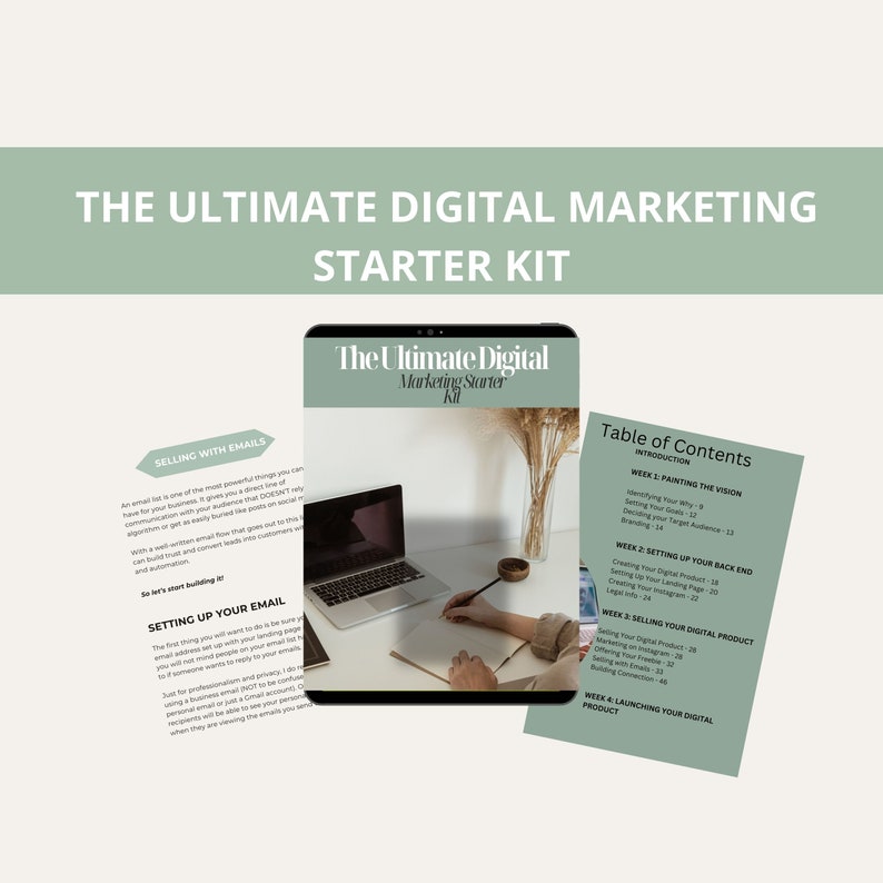 The Ultimate Digital Marketing Starter Kit (with MRR) - Etsy