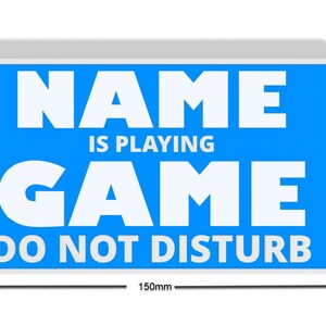 Satisfactory Door Sign | Custom "do Not Disturb" Name Plate ...
