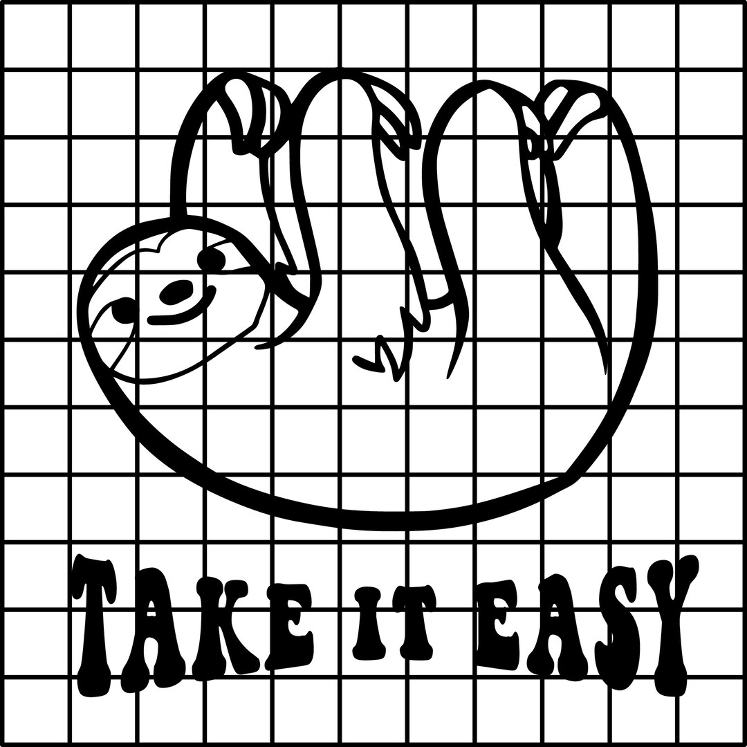 Sloth Svg, Cute Sloth, Take It Easy Svg, Sloth Tshirt, Just a Girl Who ...
