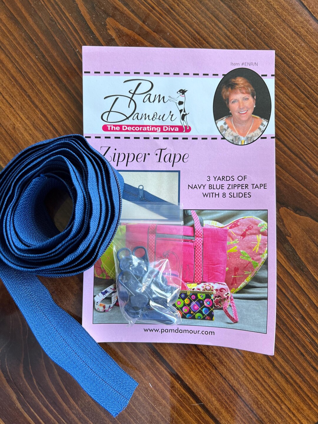 3 Yards of Reversible Coil Zipper Tape With 8 Slides Navy - Etsy