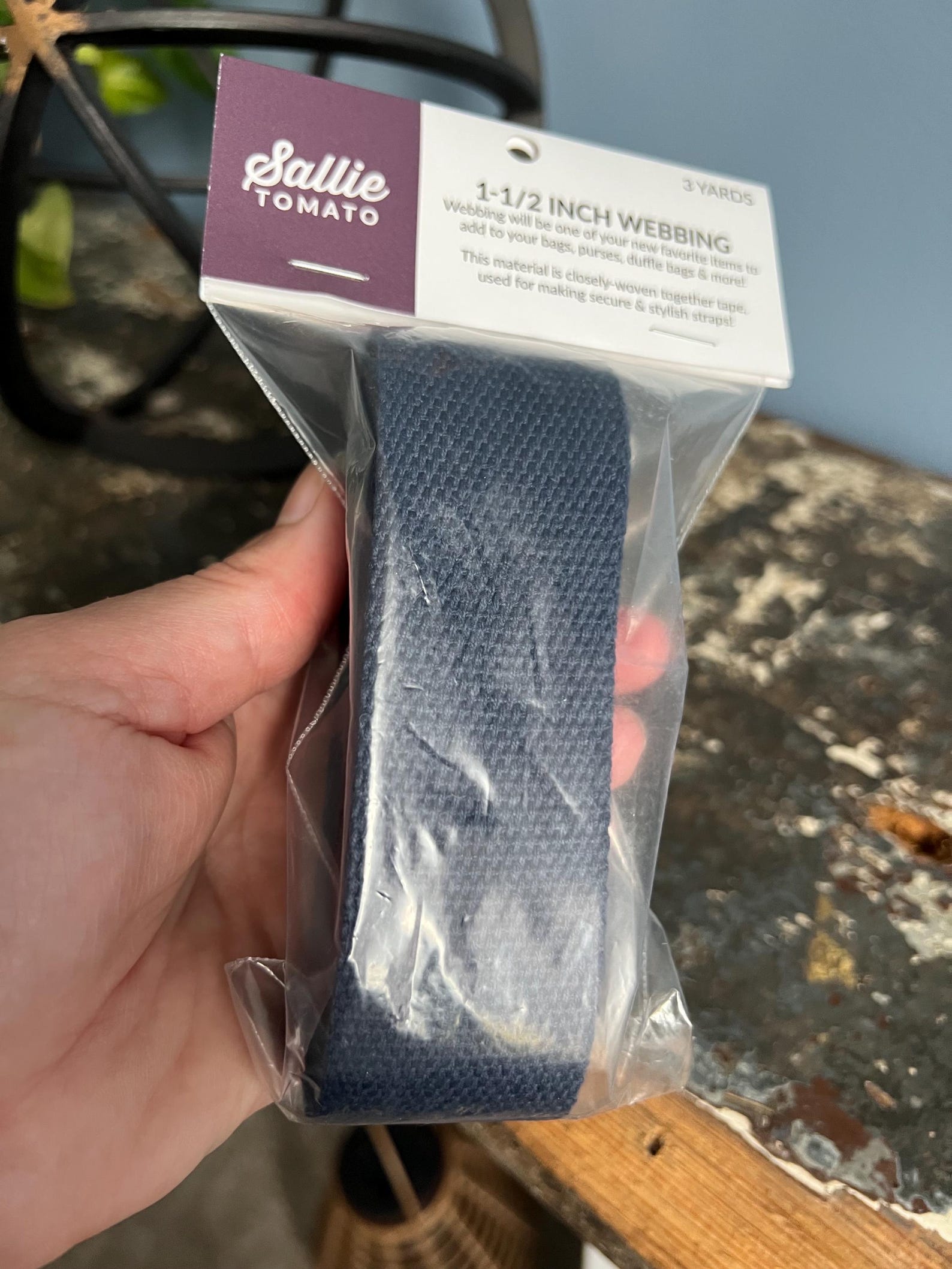 Navy Webbing 1-1/2in X 3 Yd by Sallie Tomato - Etsy
