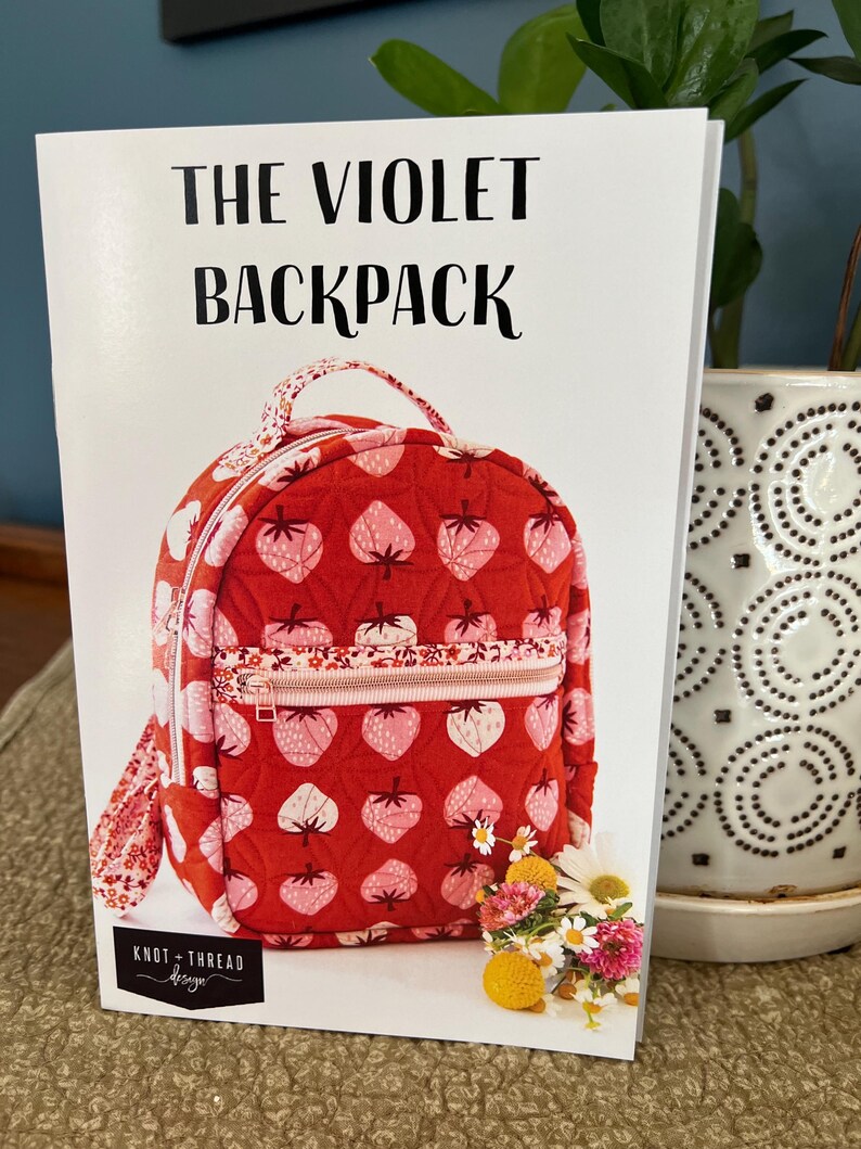 The Violet Backpack From Knot and Thread Designs - Etsy